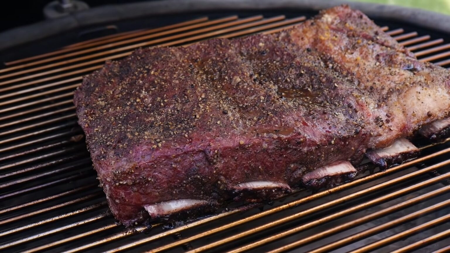 Grilling Beef Ribs Recipe on a Gas Grill